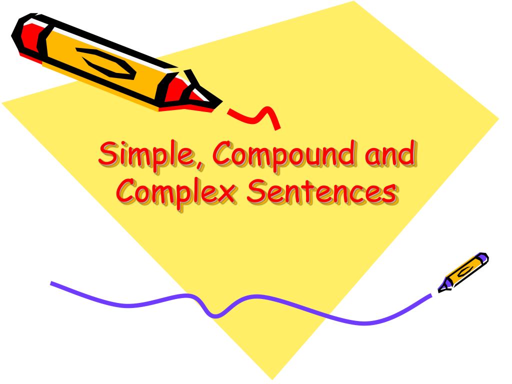 PPT - Simple, Compound and Complex Sentences PowerPoint Presentation ...