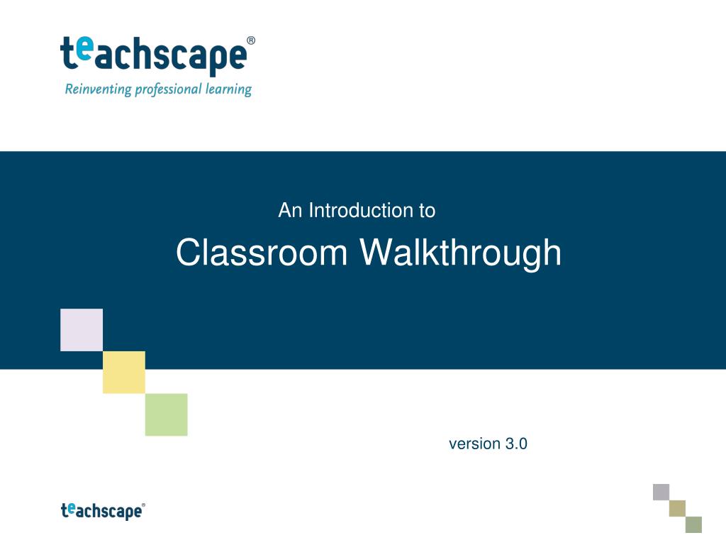 PPT - Classroom Walkthrough PowerPoint Presentation, free download - ID ...