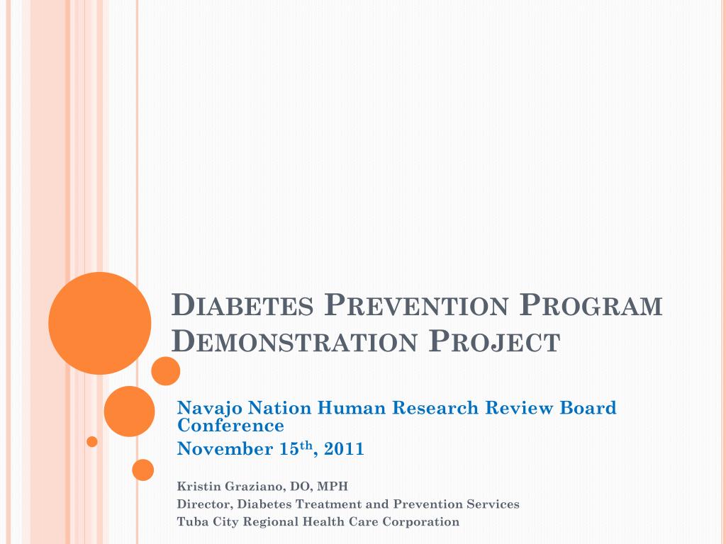 PPT - Diabetes Prevention Program Demonstration Project PowerPoint ...