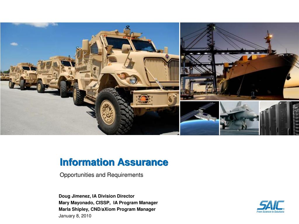 PPT - Information Assurance PowerPoint Presentation, free download - ID ...