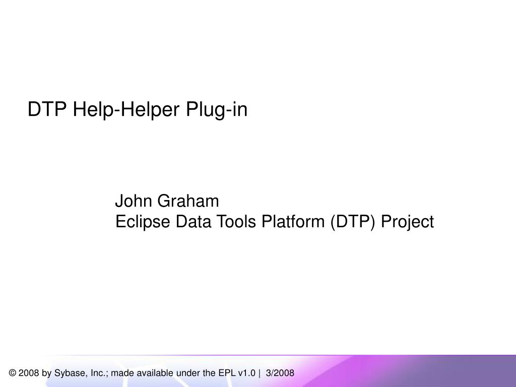 PPT - DTP Help-Helper Plug-in PowerPoint Presentation, free download ...