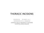 PPT - Incisions in cardiothoracic surgery PowerPoint Presentation, free ...