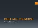 PPT - INDEFINITE PRONOUNS PowerPoint Presentation, free download - ID ...