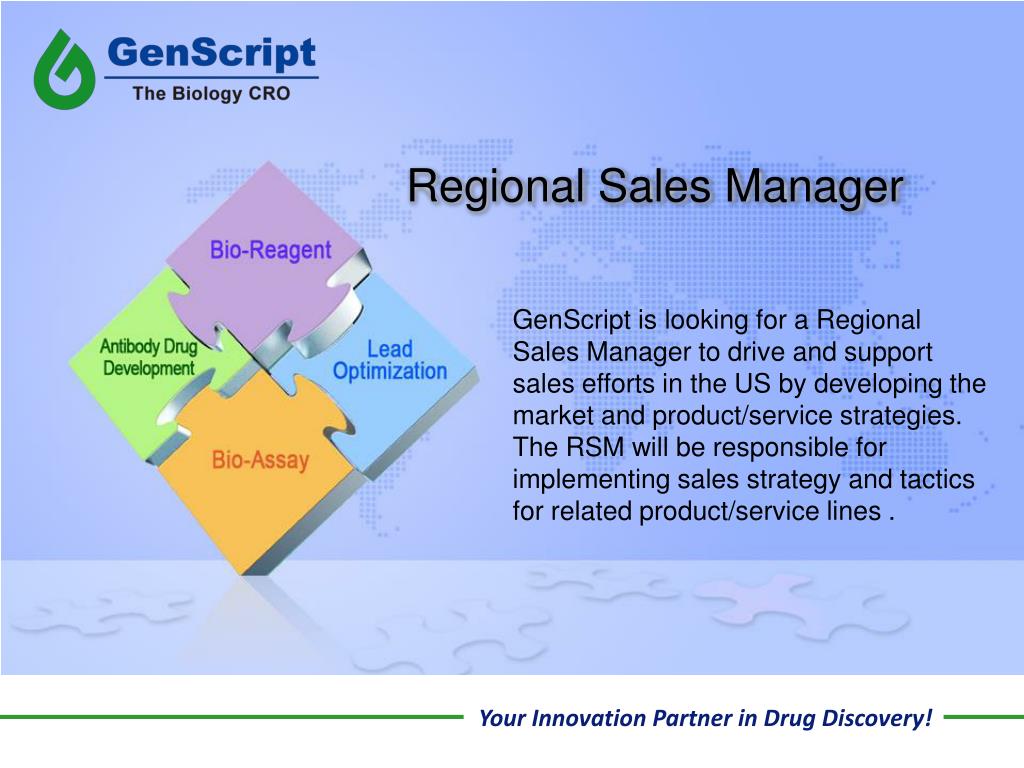 PPT - Regional Sales Manager PowerPoint Presentation, free download ...
