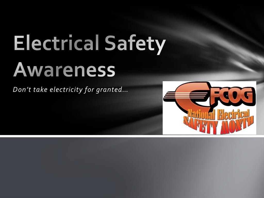 PPT - Electrical Safety Awareness PowerPoint Presentation, free ...
