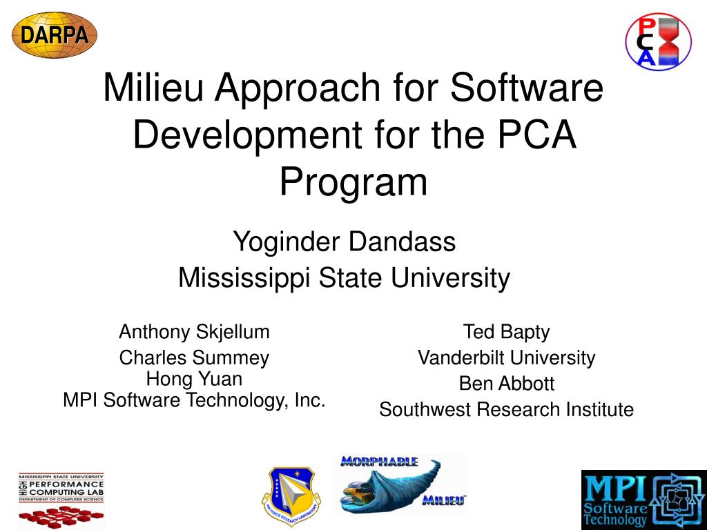 PPT - Dynamic Resource Management for PCA Program Development ...