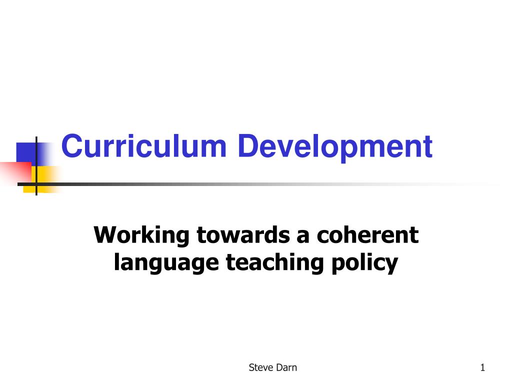 PPT - Curriculum Development PowerPoint Presentation, free download ...