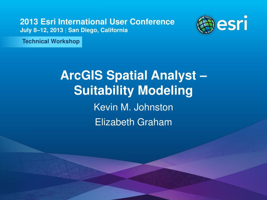 PPT - ArcGIS Spatial Analyst – Suitability Modeling PowerPoint ...