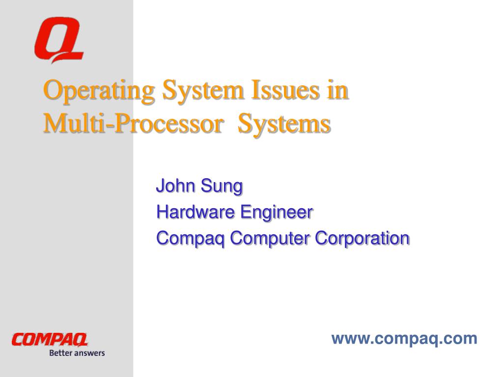 PPT - Operating System Issues in Multi-Processor Systems PowerPoint ...