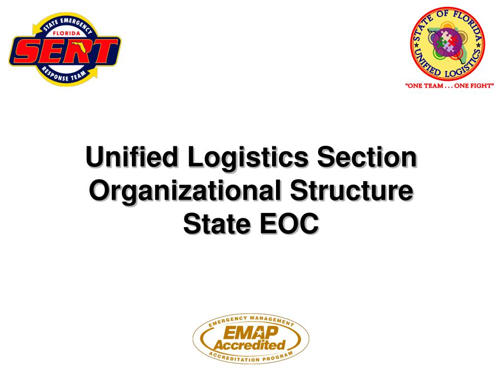 PPT - Unified Logistics Section Organizational Structure State EOC ...