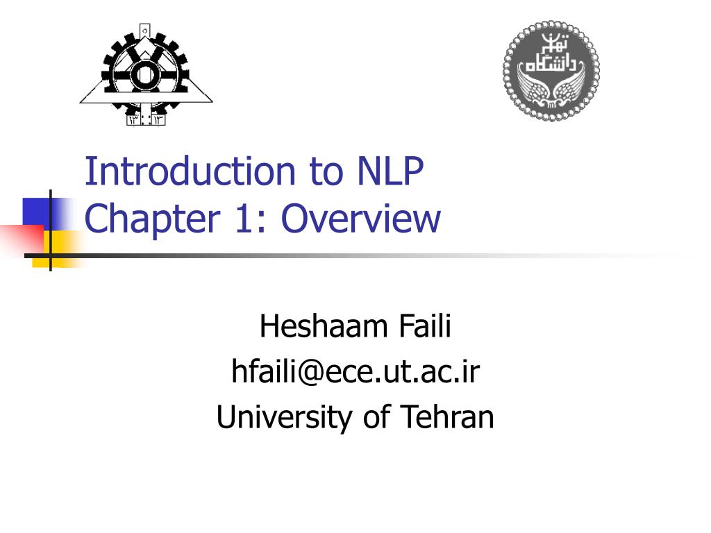 PPT - Introduction to NLP Chapter 1: Overview PowerPoint Presentation ...