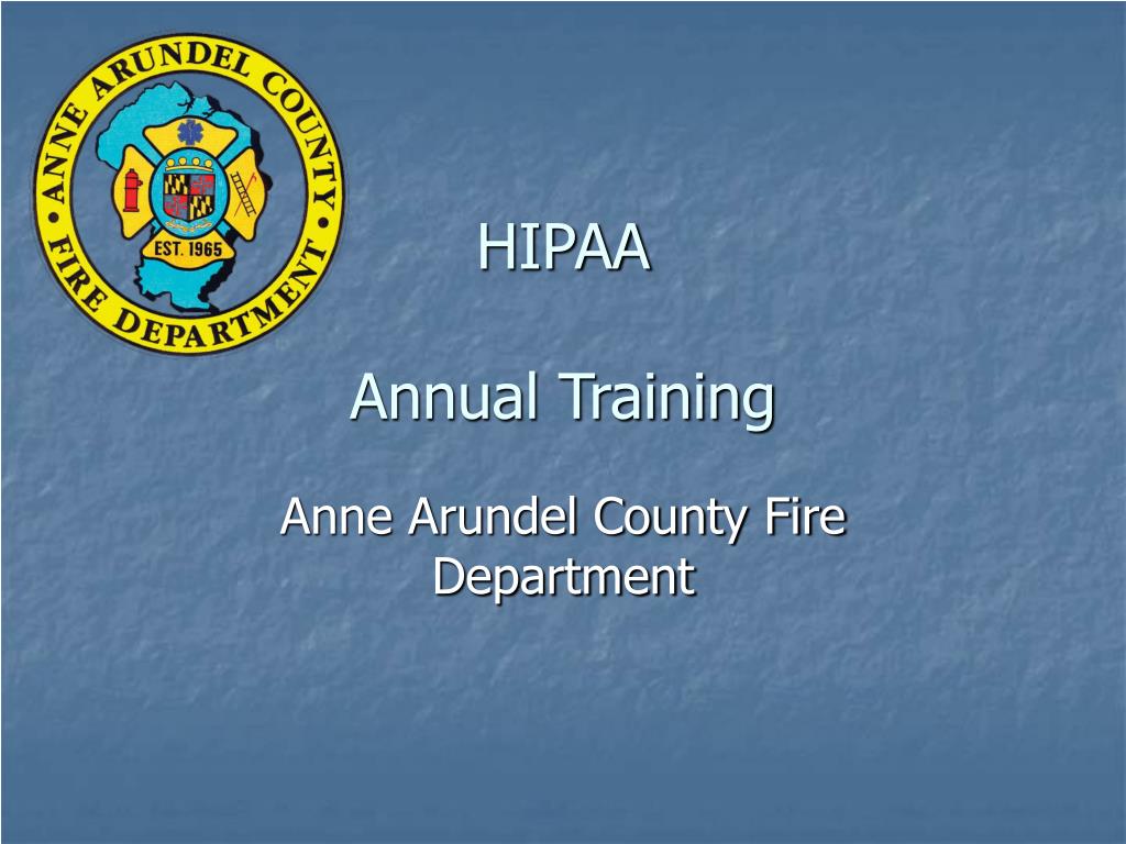PPT - HIPAA Annual Training PowerPoint Presentation, free download - ID ...