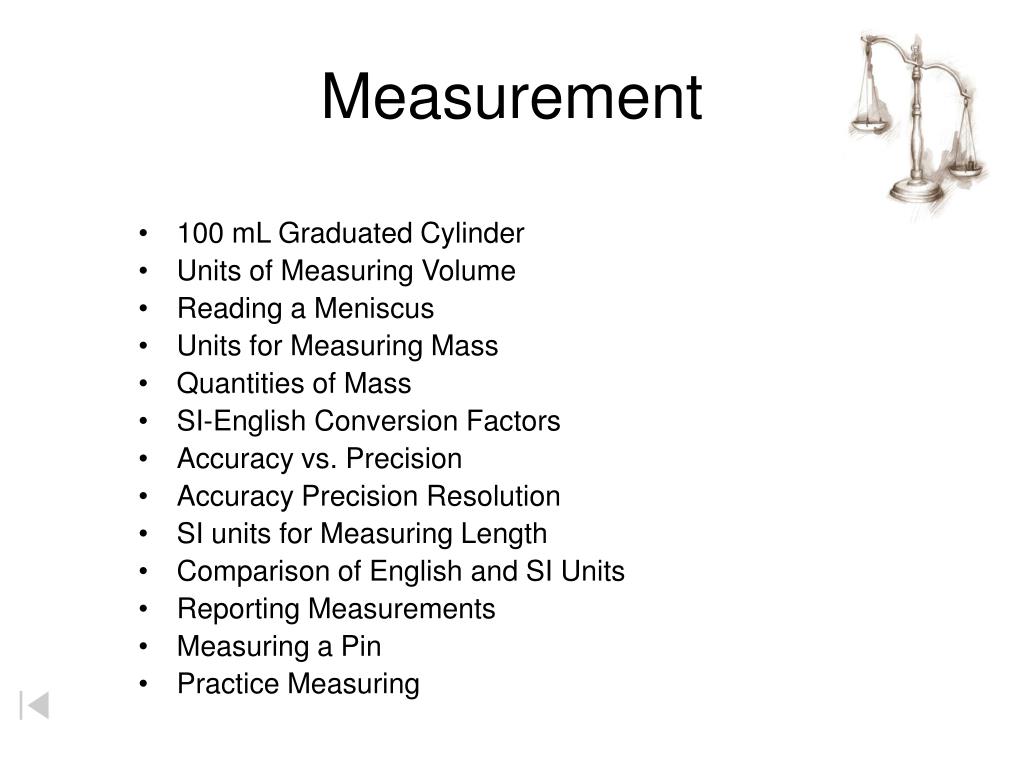 PPT - Measurement PowerPoint Presentation, free download - ID:6720001
