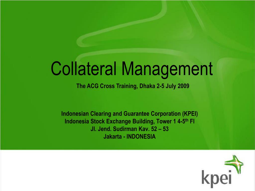 PPT - Collateral Management PowerPoint Presentation, free download - ID ...
