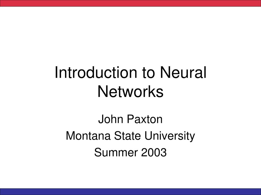 PPT - Introduction to Neural Networks PowerPoint Presentation, free ...