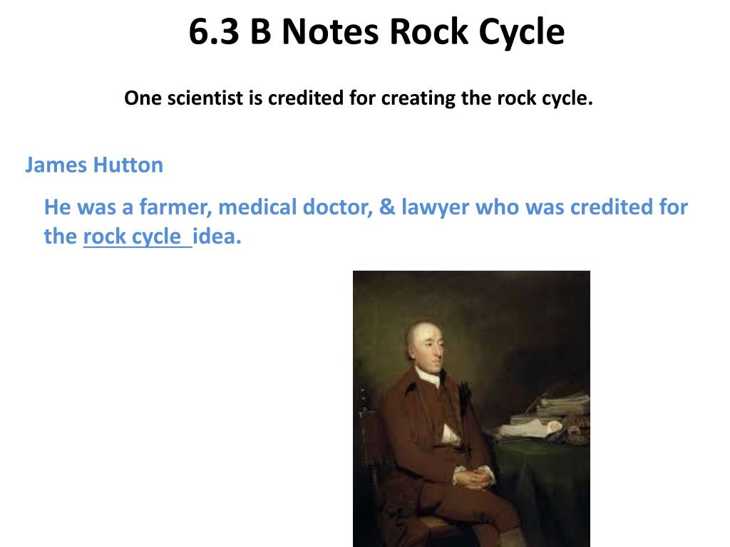 PPT - 6.3 B Notes Rock Cycle PowerPoint Presentation, free download ...