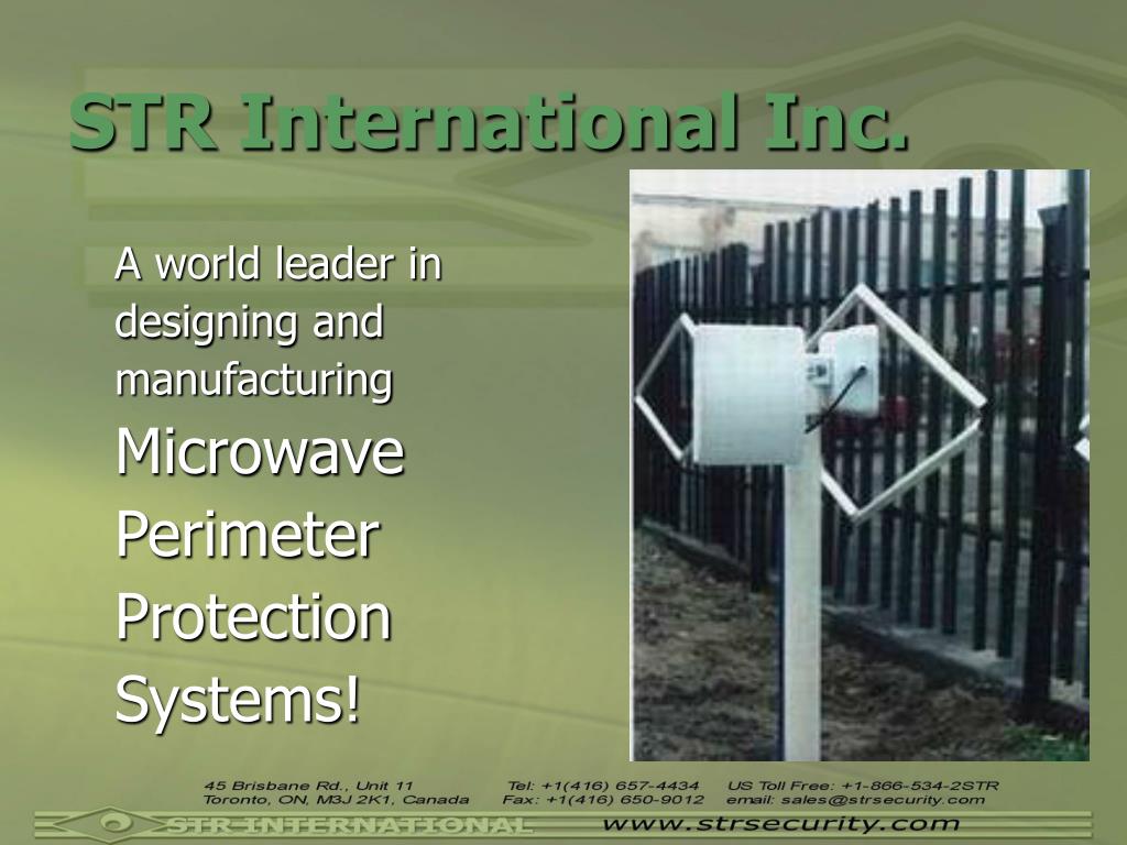 PPT - STR International Inc. PowerPoint Presentation, free download ...