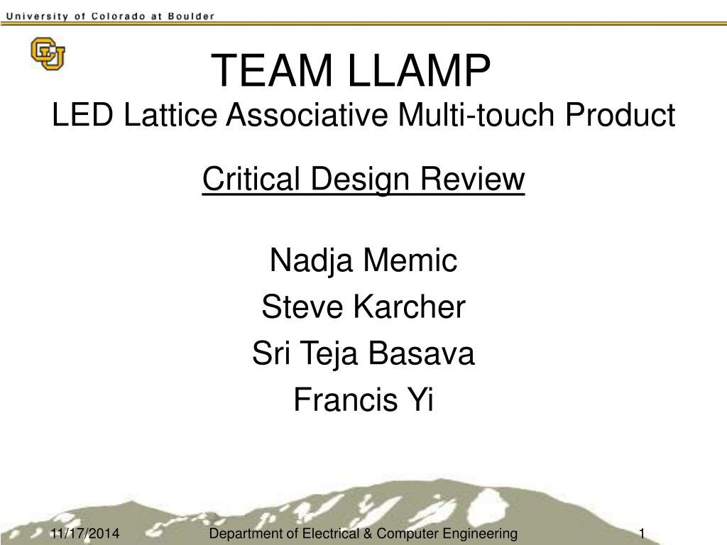 PPT - TEAM LLAMP PowerPoint Presentation, free download - ID:6728815