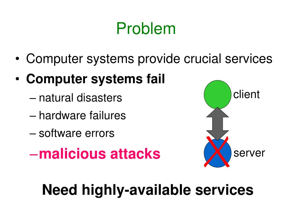 PPT - Enhancing Computer System Reliability through Replication ...