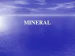 PPT - Mineral Groups PowerPoint Presentation, free download - ID:2160792