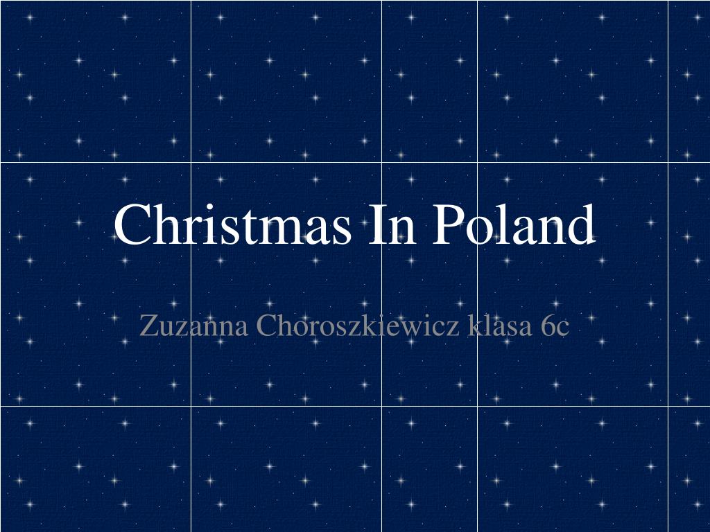 PPT - Christmas In Poland PowerPoint Presentation, free download - ID ...