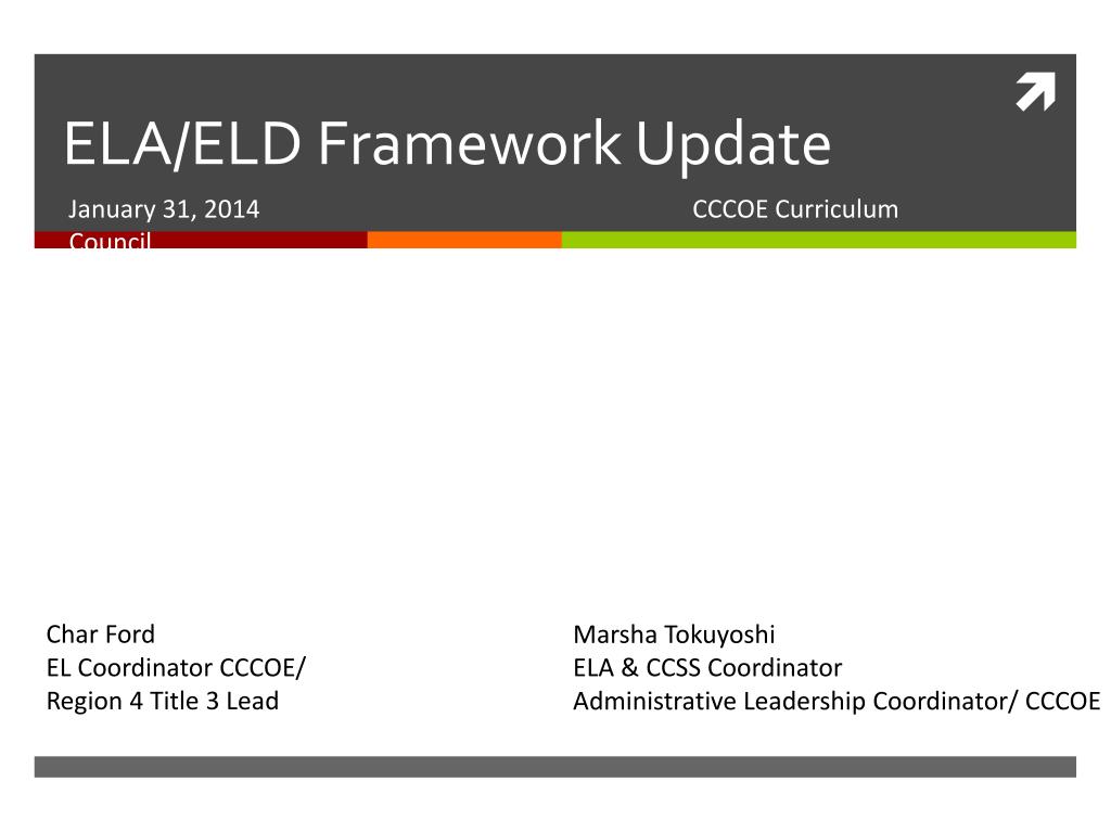 PPT - ELA/ELD Framework Update PowerPoint Presentation, free download ...