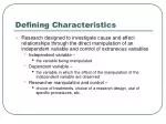 PPT - Defining Characteristics PowerPoint Presentation, free download ...