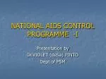 PPT - National AIDS Control Programme -IV PowerPoint Presentation, free ...