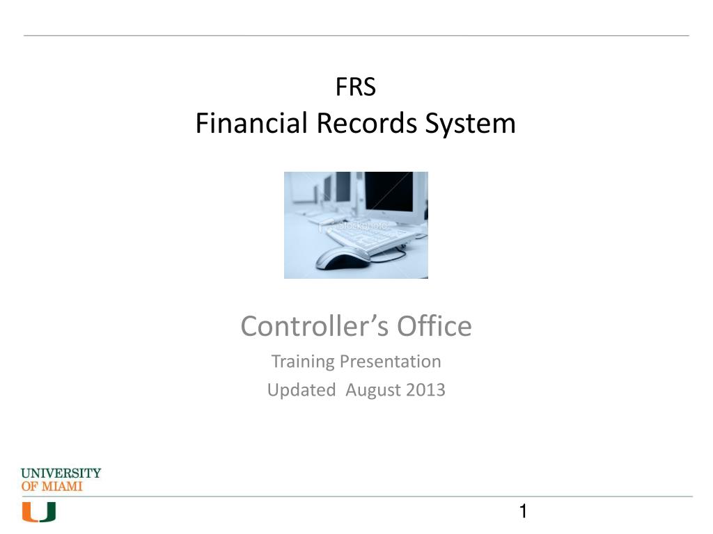 PPT - FRS Financial Records System PowerPoint Presentation, free ...