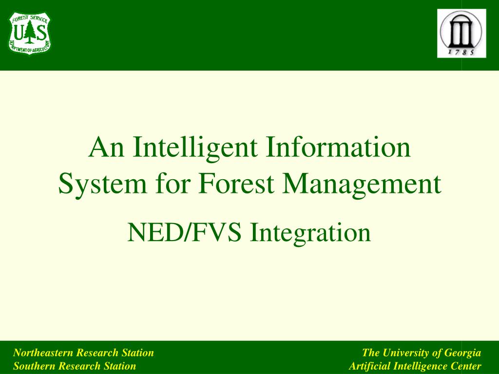 PPT - An Intelligent Information System for Forest Management ...