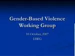 PPT - Gender Based Violence PowerPoint Presentation, free download - ID ...