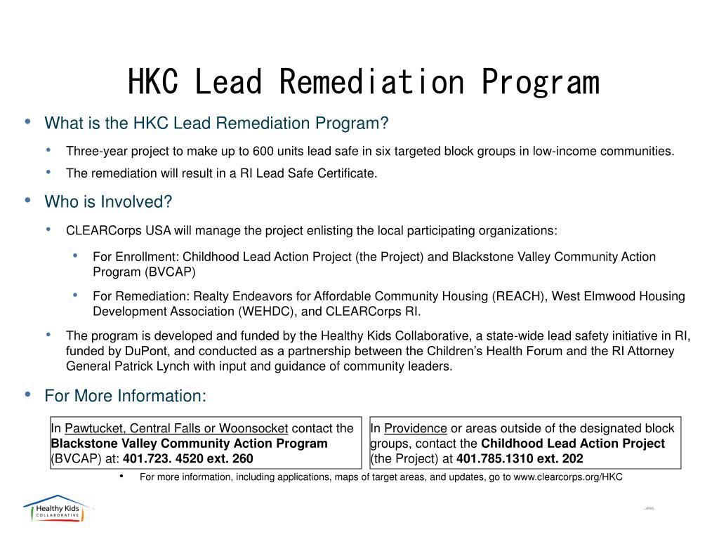 PPT - HKC Lead Remediation Program PowerPoint Presentation, free ...