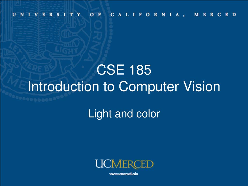 PPT - Understanding Light and Color in Computer Vision: Human Eye and ...