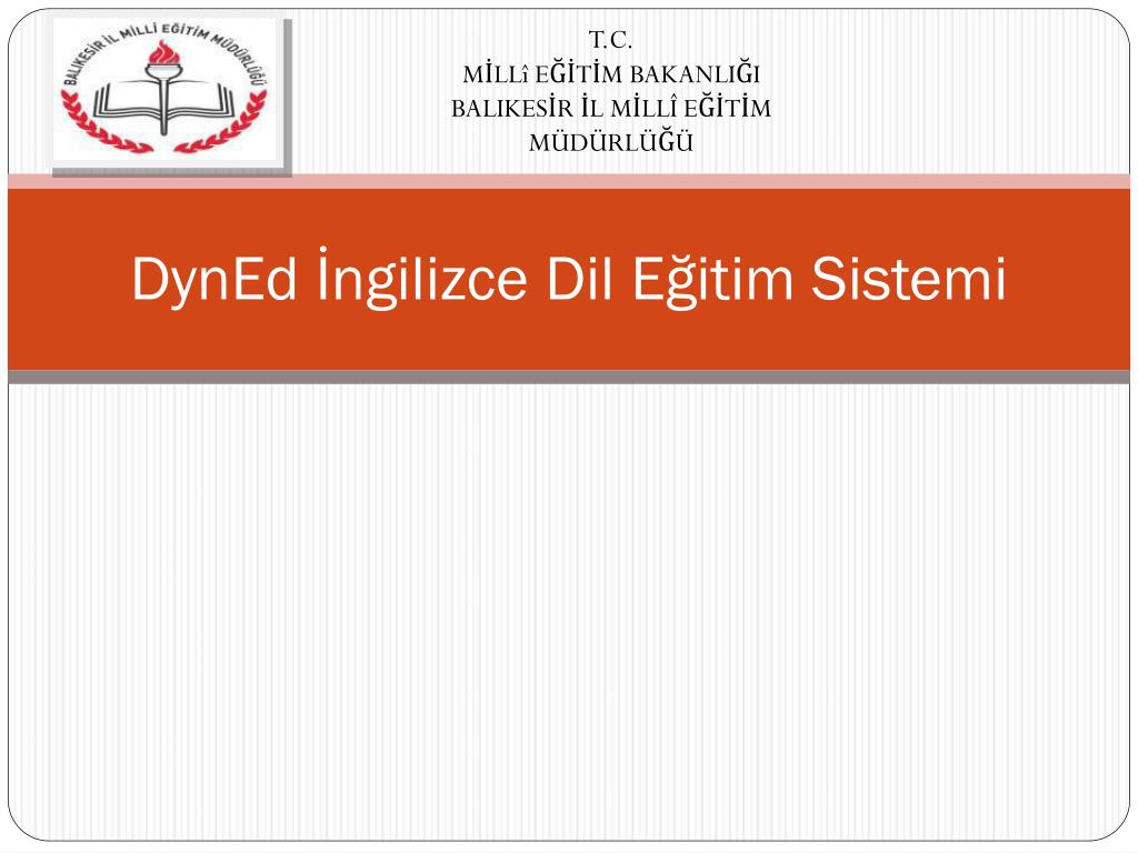 PPT - DynEd İngilizce Dil Eğitim Sistemi PowerPoint Presentation, free download - ID:6746943