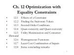 PPT - Optimization with Constraints PowerPoint Presentation, free download - ID:4858628