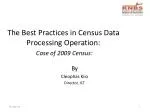 PPT - Census Data Processing PowerPoint Presentation, free download ...