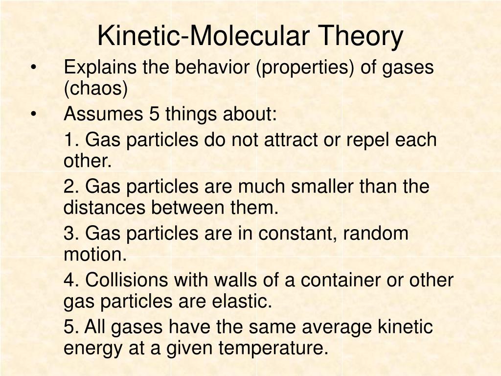 PPT - Kinetic-Molecular Theory PowerPoint Presentation, free download ...
