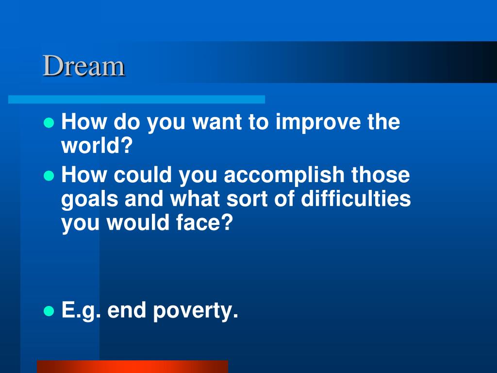 PPT - Dream PowerPoint Presentation, free download - ID:6752491