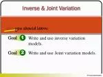 PPT - Inverse Variation PowerPoint Presentation, free download - ID:5176786
