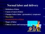 PPT - Normal labor and delivery PowerPoint Presentation, free download ...