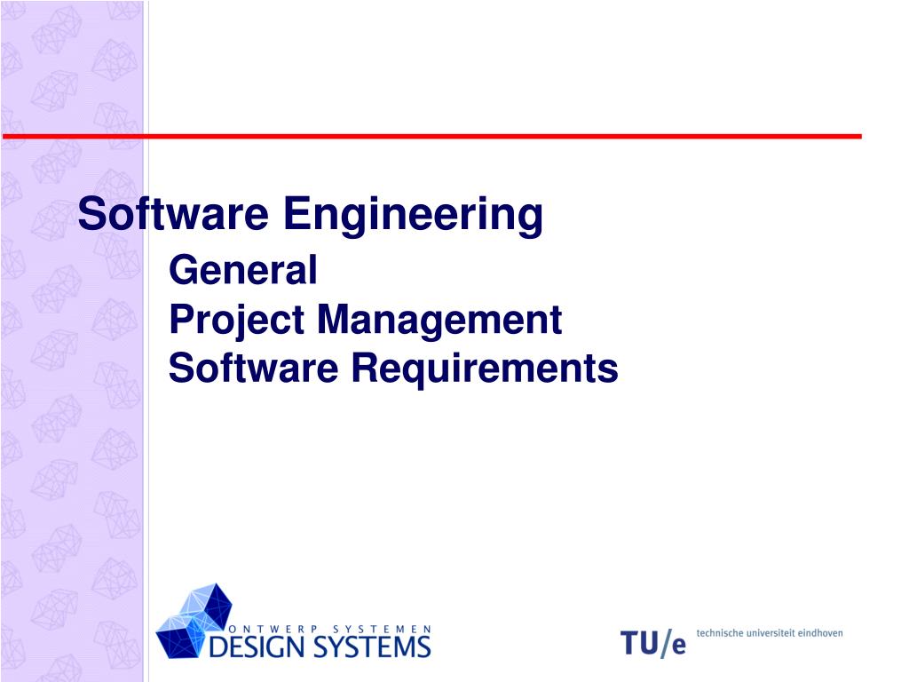 PPT - Software Engineering General Project Management Software ...