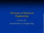 PPT - Electrical Overview PowerPoint Presentation, free download - ID ...