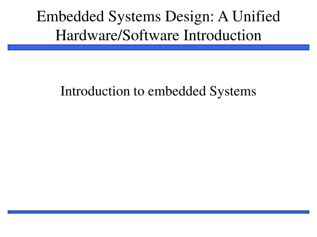 PPT - Introduction to embedded Systems PowerPoint Presentation, free ...