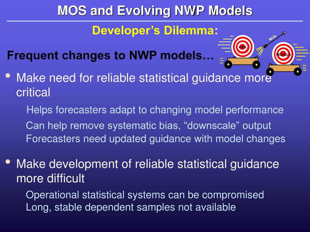 PPT - Strategies for Adapting to NWP Model Changes: MOS Developer's ...