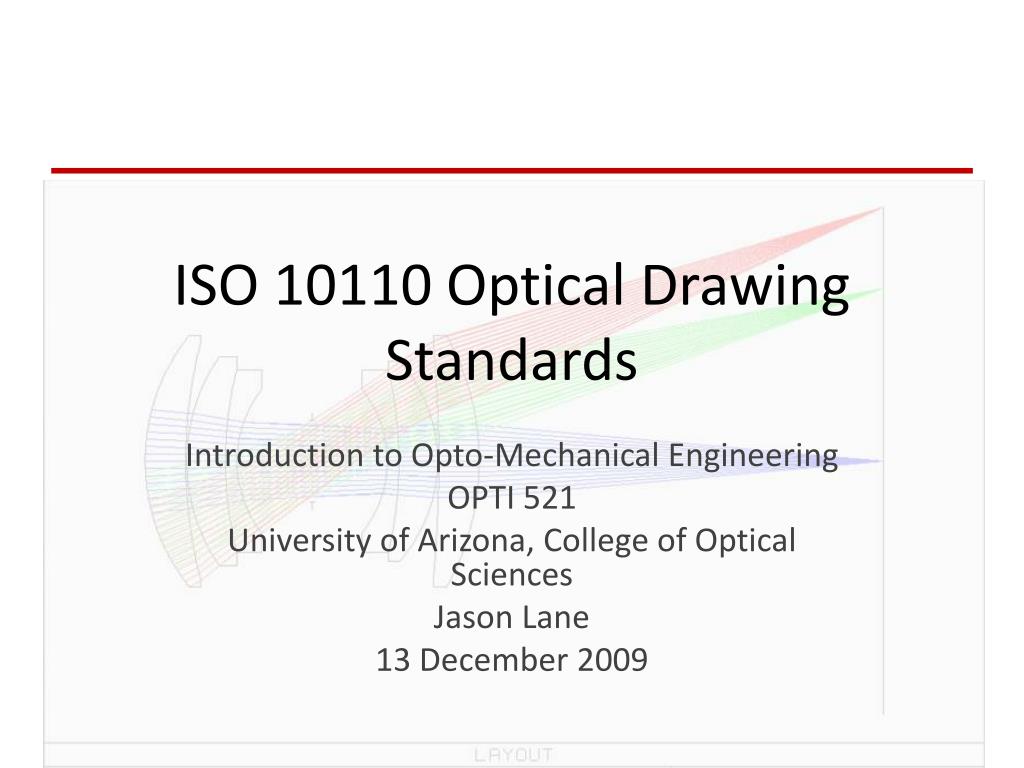 PPT - ISO 10110 Optical Drawing Standards PowerPoint Presentation, free ...