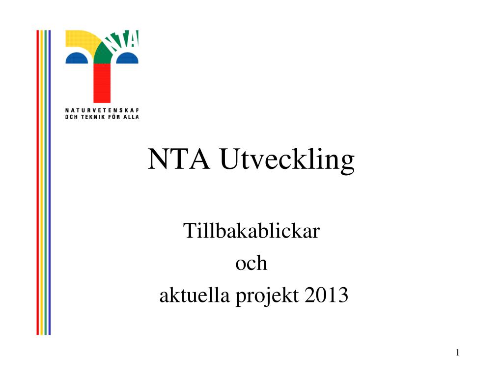 PPT - NTA Utveckling PowerPoint Presentation, free download - ID:6760767