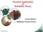 PPT - Fundamentals of Reliability Engineering and Applications ...