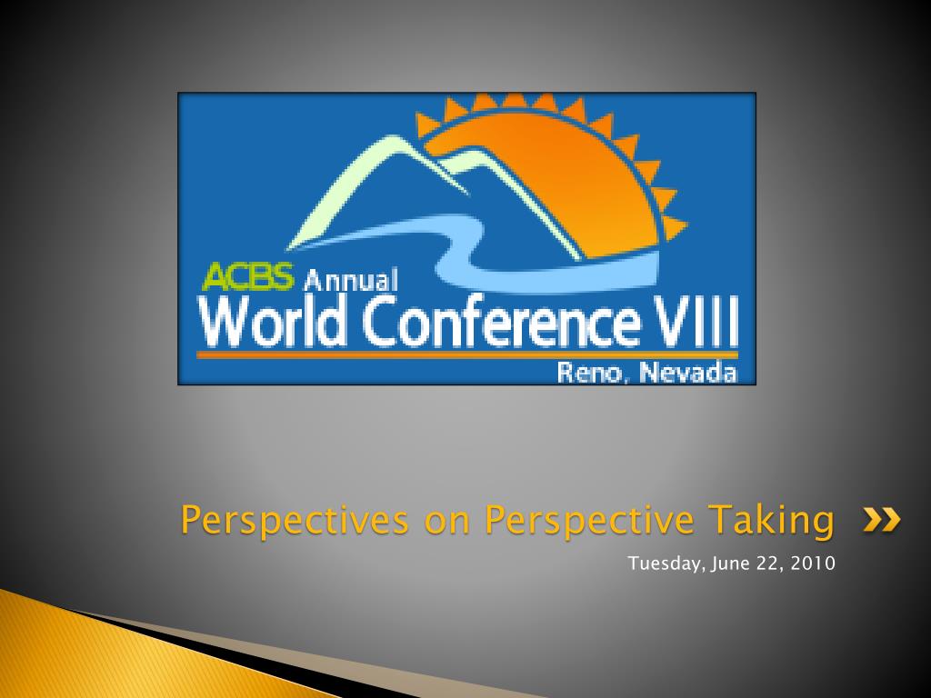PPT - Perspectives on Perspective Taking PowerPoint Presentation, free ...