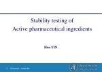 PPT - Stability testing of Finished Pharmaceutical Products PowerPoint ...