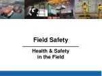 PPT - Helicopter Safety for Field Operations A different approach ...